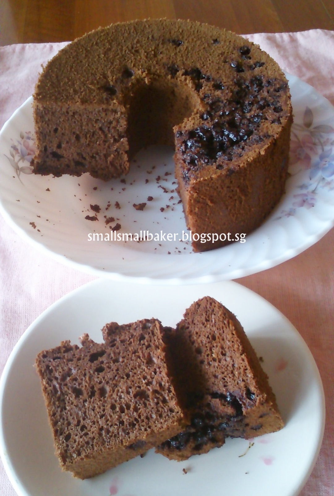 Small Small Baker: The end of camera and Chiffon Cakes 1 to 4