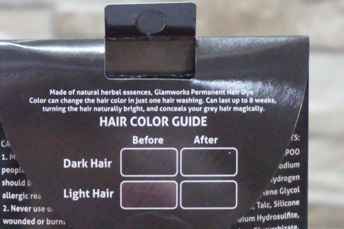 REVIEW: Glam Works Permanent Hair Dye Color Review - Teyjin