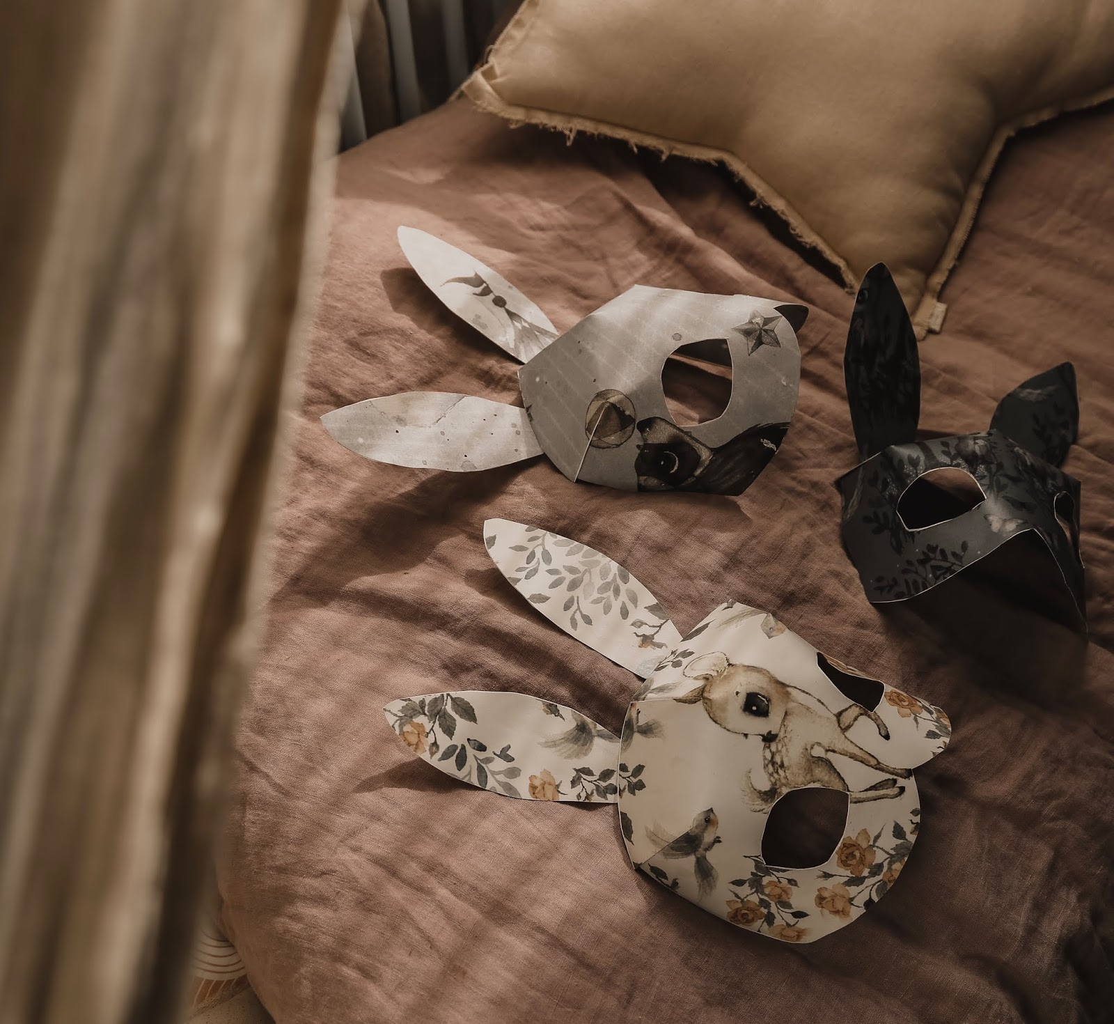 DIY Bunny Mask | My Wild Sparrows