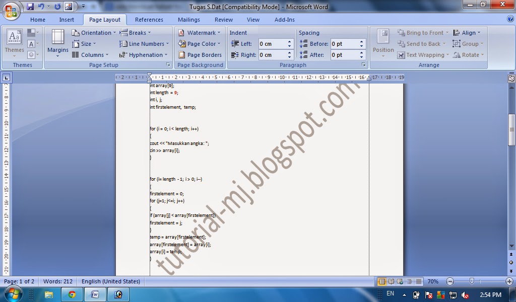 Cara membuat tulisan transparan (watermark) pada microsoft word ...