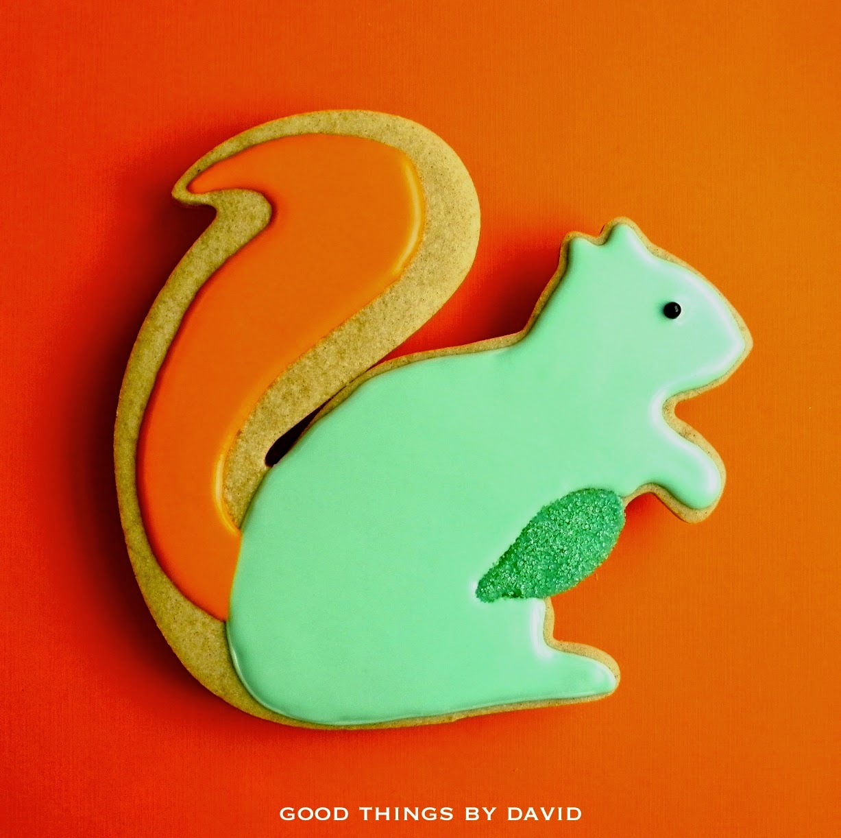 Squirrel, Acorn, Bat and Turkey Cookies