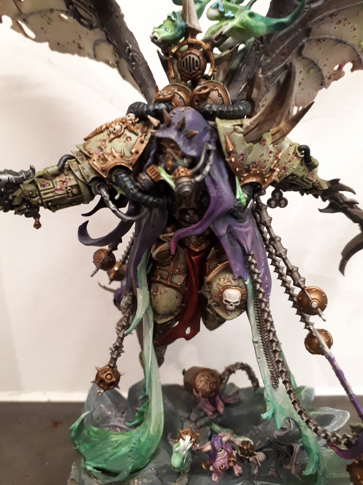 WarGameHobby: Mortarion Daemon Primarch of Nurgle - commission