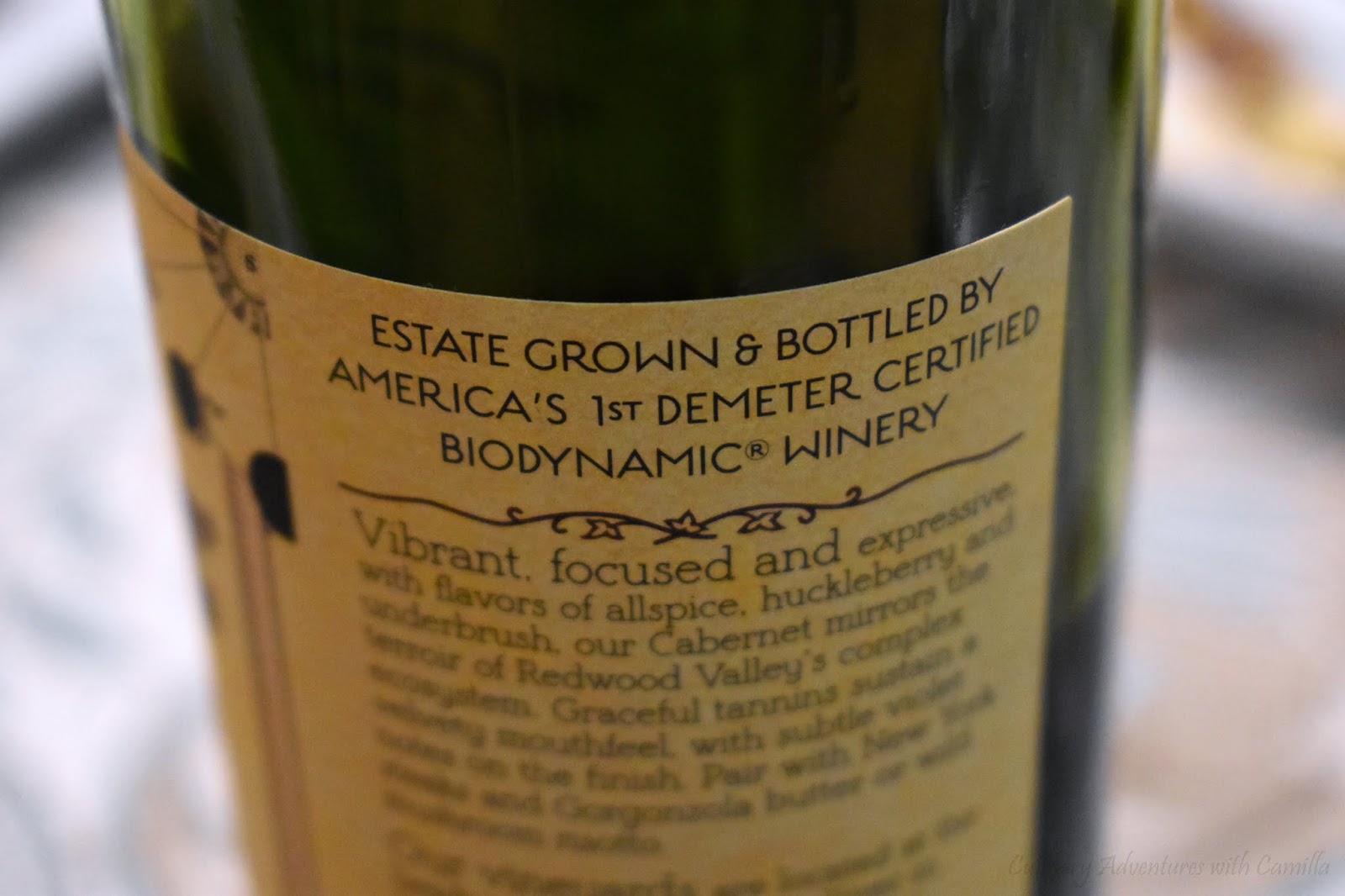 Seabass Agli Agrumi + Wine from America's First Demeter-Certified ...