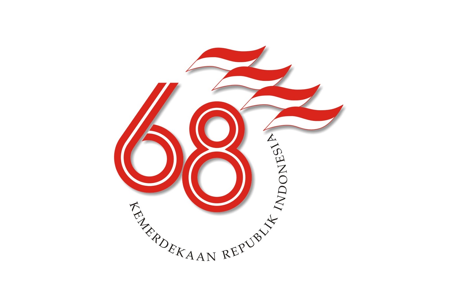 HUT RI ke-68 Logo