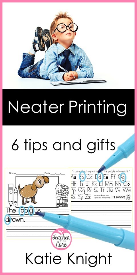 Help students improve their printing | Teacher to the Core