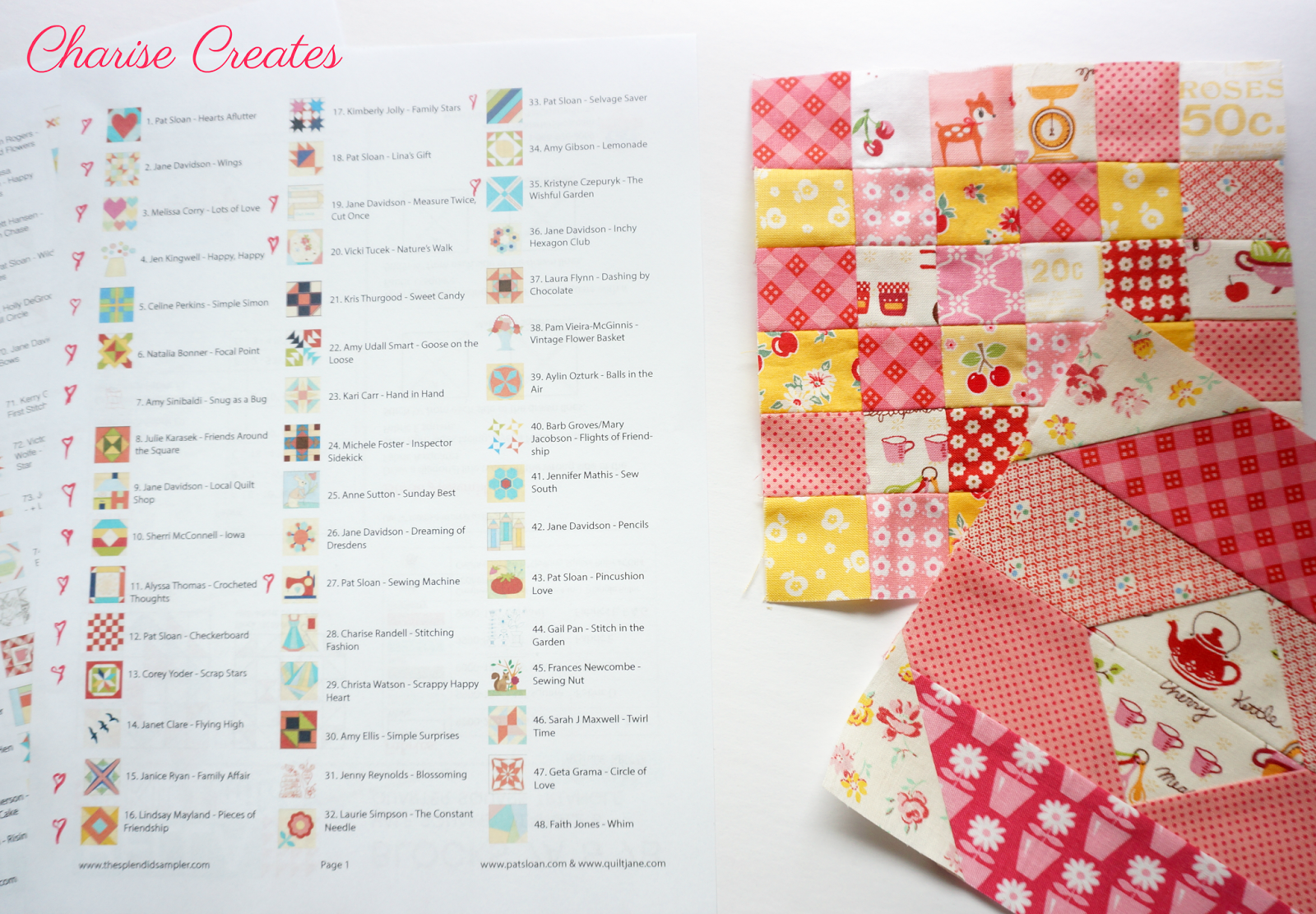 Charise Creates: The Splendid Sampler ~ Sew Along #2