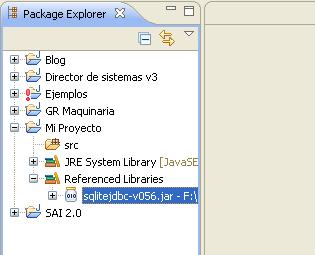 Cómo instalar SQLITE en Eclipse IDE