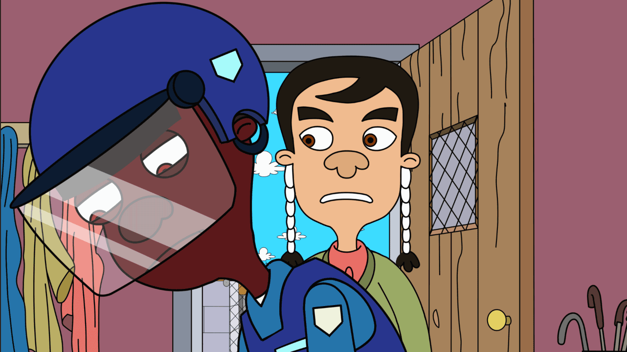 Zee Risek art blog: Officer Ballsack and Officer Beaver