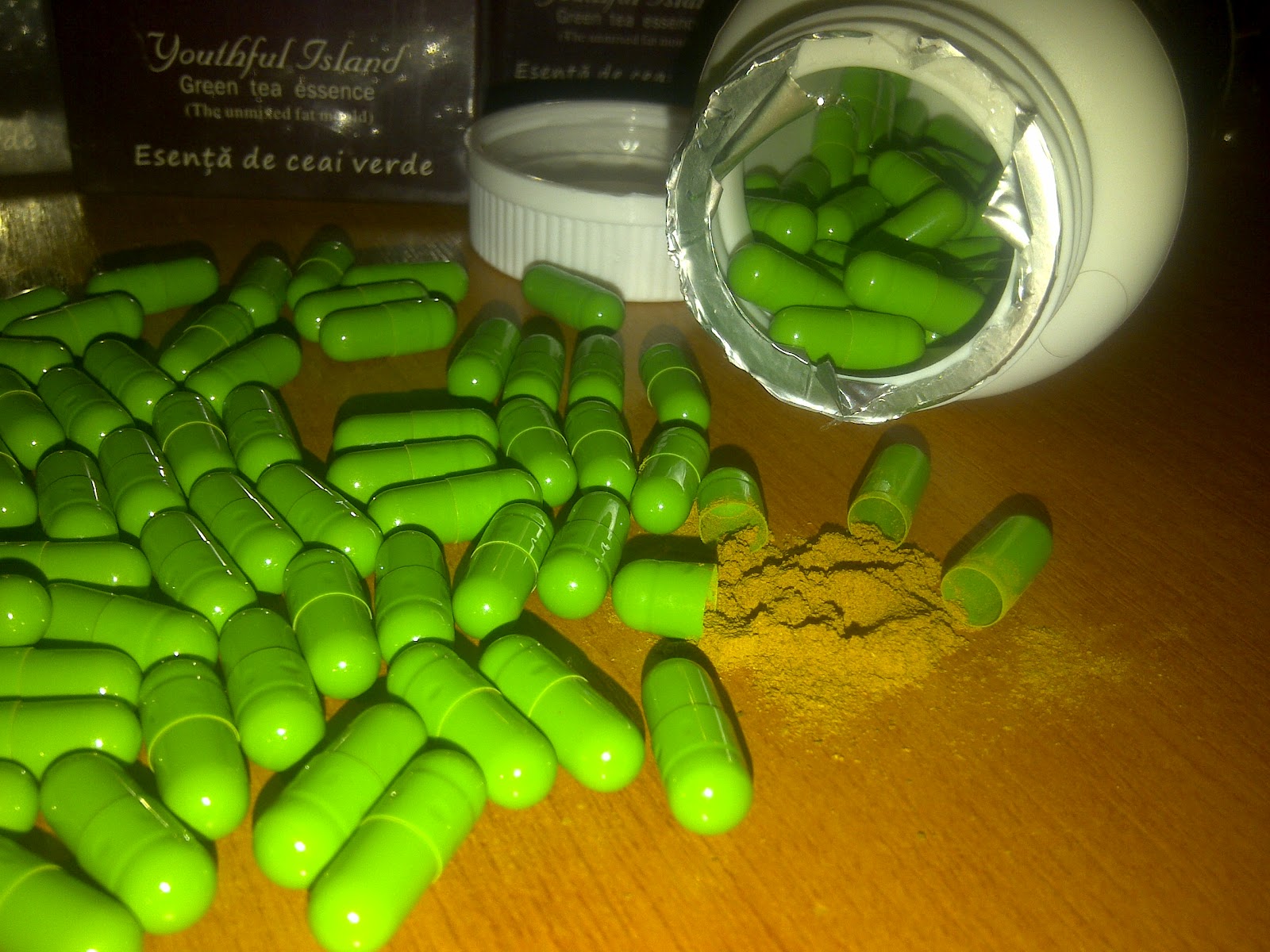 Pastile de slabit Youthful Island - Insula Tineretii - Esenta de ceai verde