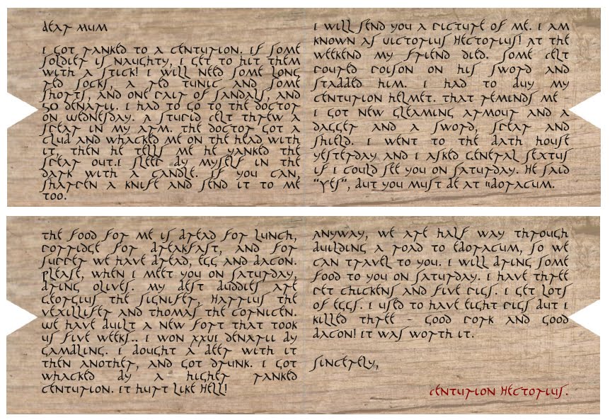 Minimus: Vindolanda letters