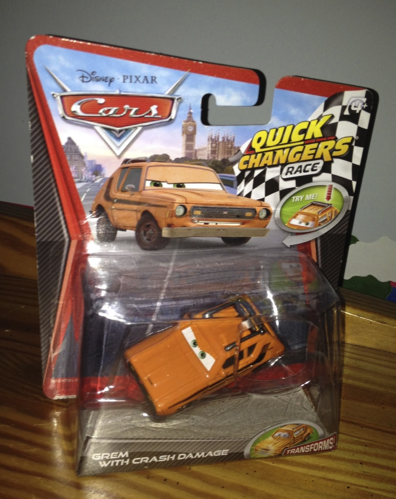 Dan the Pixar Fan: Cars 2: Quick Changers Grem with Crash Damage