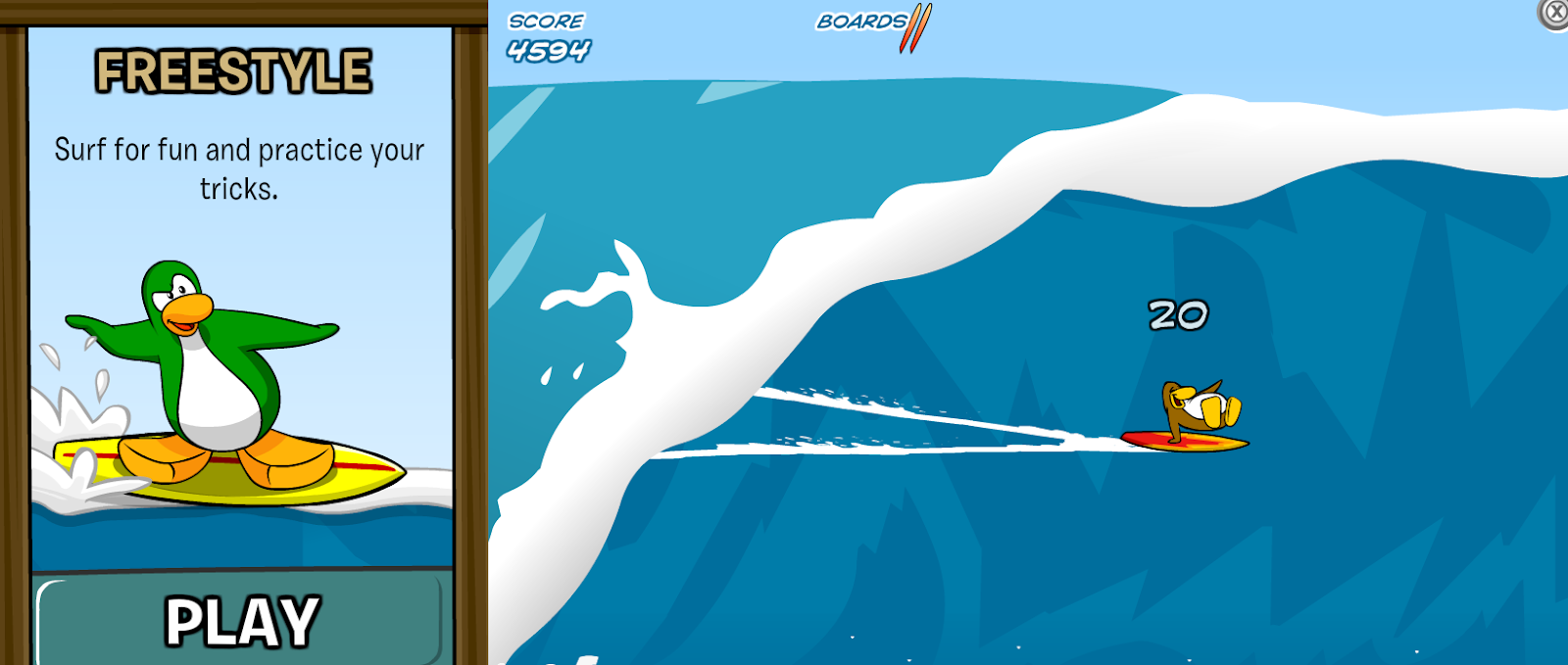 Club Penguin Rewritten Cheats™: Catchin' Waves Guide 100%