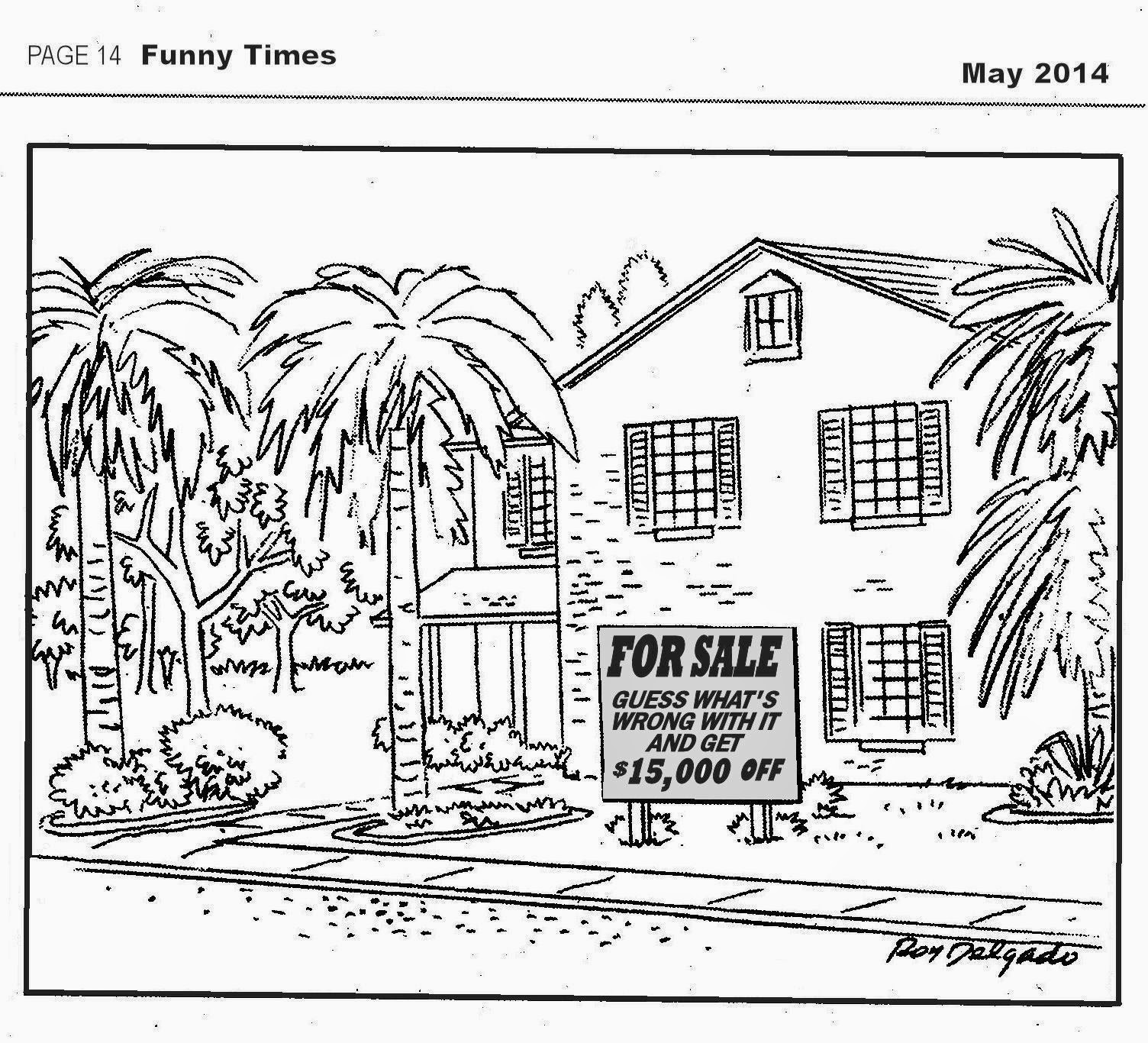 Plum Loco - Roy Delgado: TWO FUNNY TIMES CARTOONS - May 2014 issue ...