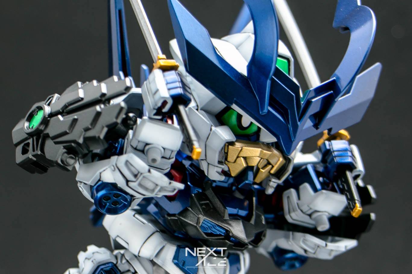 Painted Build: SD BB Senshi Sengoku Astray "Blue Frame"