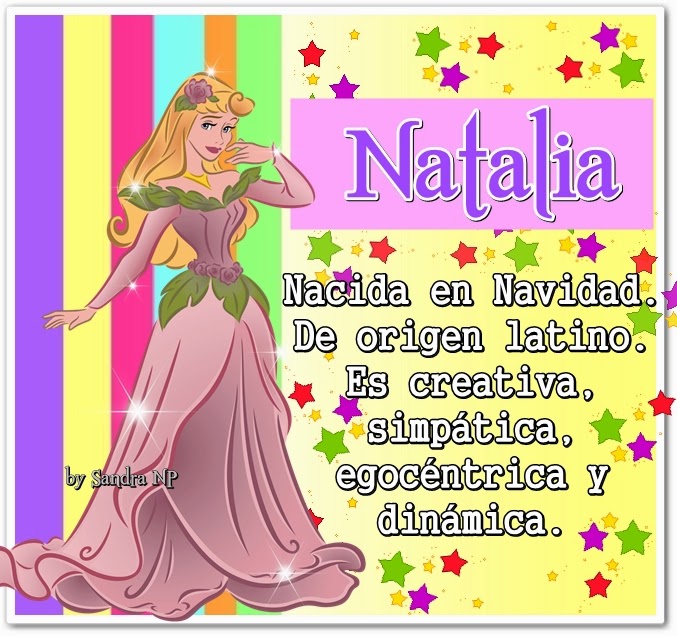 Todo Nombres: Natalia -significado-