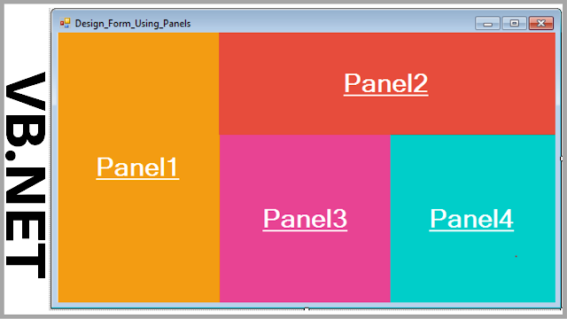 Vbnet Design Form Using Panels C Javaphp Programming Source Code