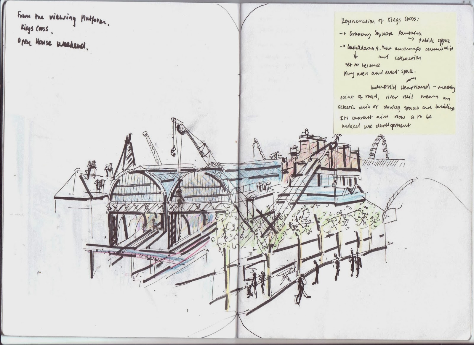 1093155833: MSA Portfolio - Sketches at a City Scale, Observational Drawing