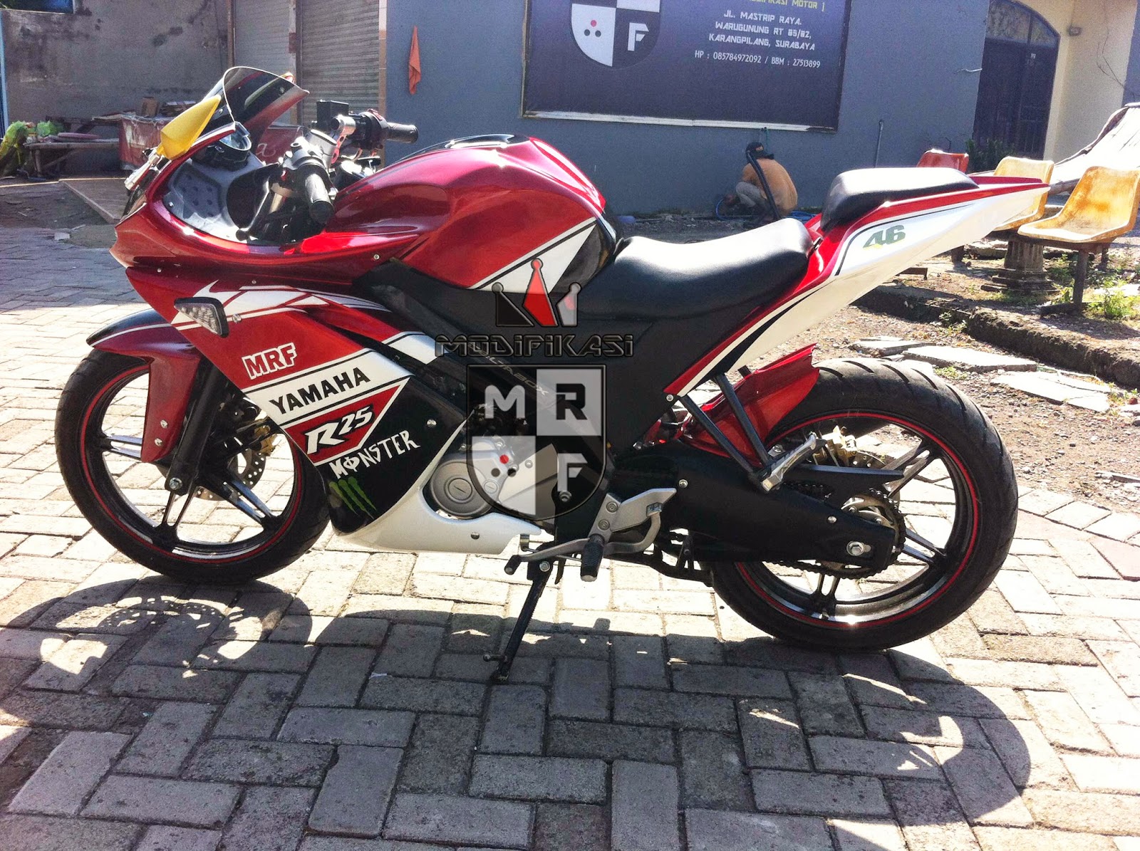 MRF Modifikasi: Body kit new Vixion model R25