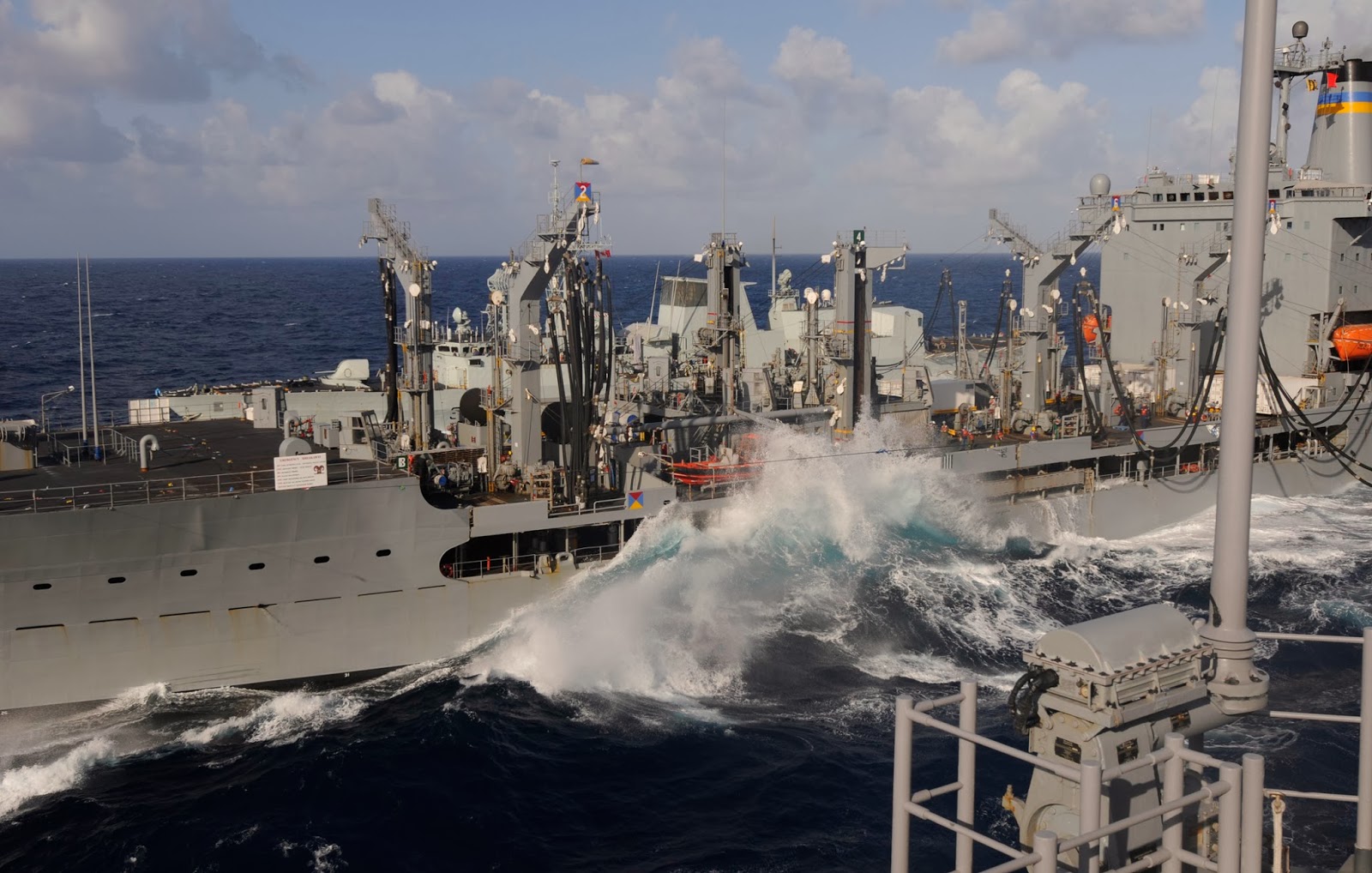 Pitsnipes Gripes: Unrep, or for you landlubbers........Underway ...