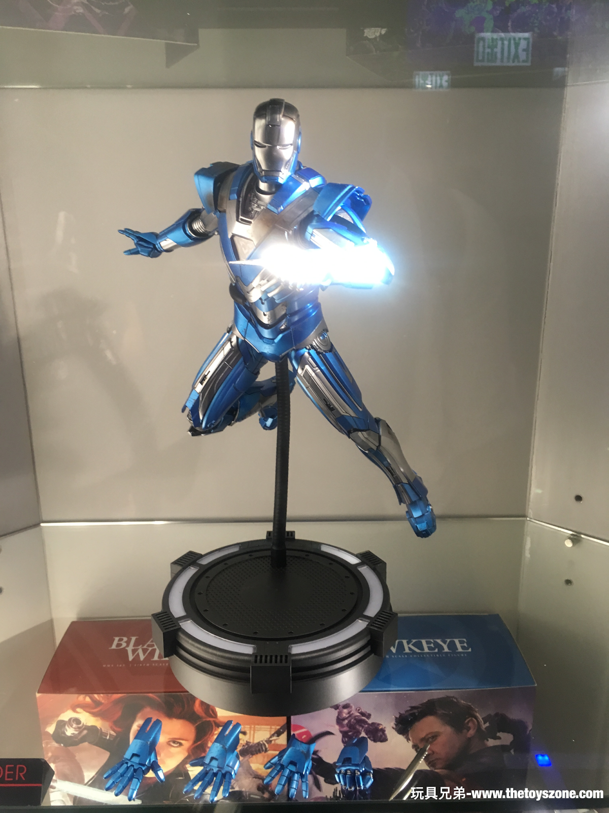 (實拍)Hot Toys《鐵甲奇俠3》 Iron Man Mark 30 Blue Steel 1:6 比例珍藏人偶 - Toys Zone ...