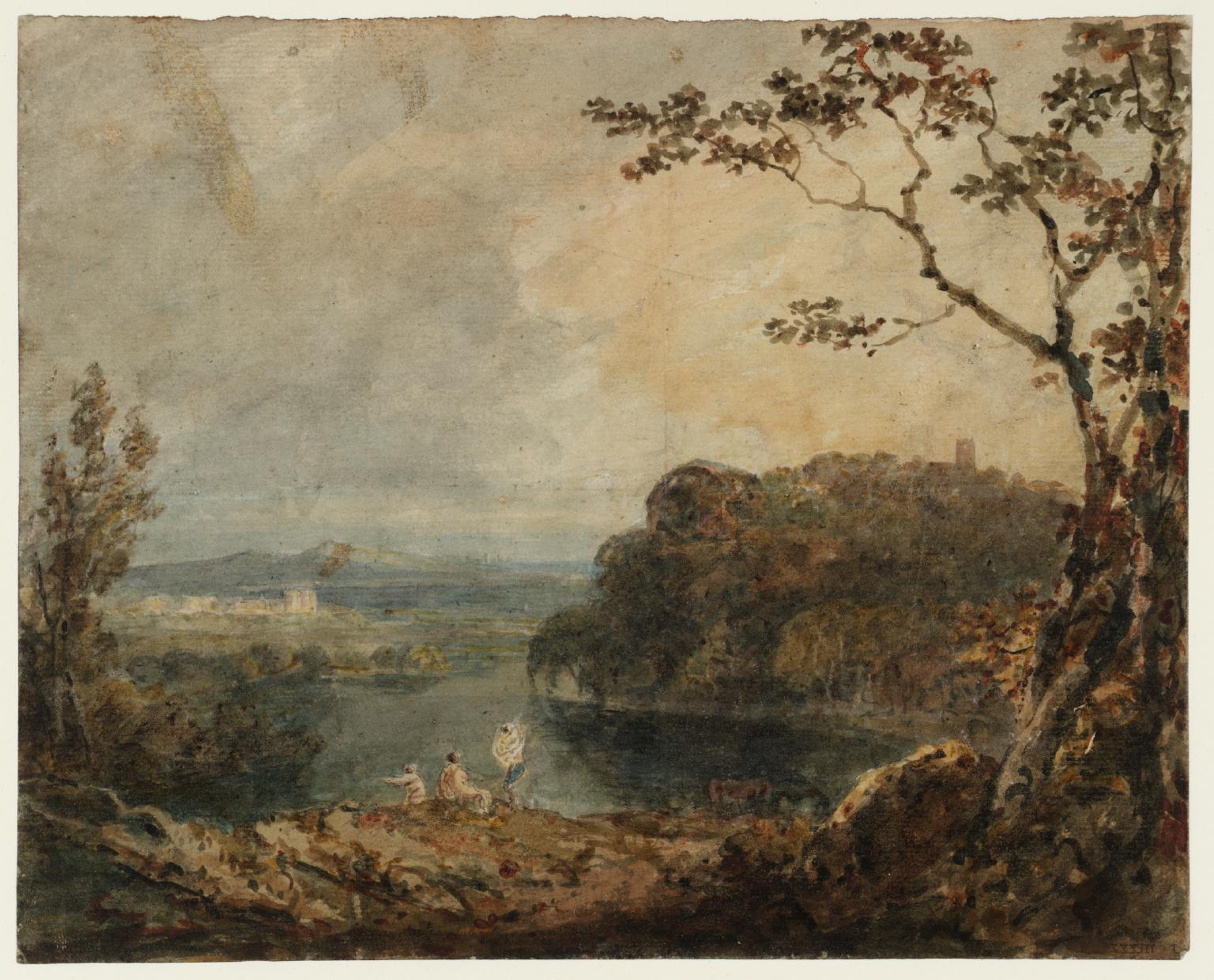 Spencer Alley: Oils, Gouaches, Watercolors by J.M.W. Turner (Ruins)