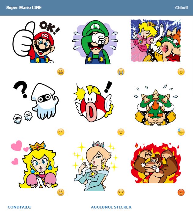 Telegram Stickers: Super Mario