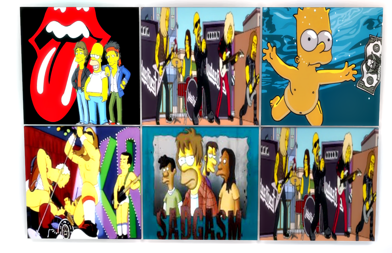 Art Wall_The Simpsons Rock Band Collection - Lily Sims