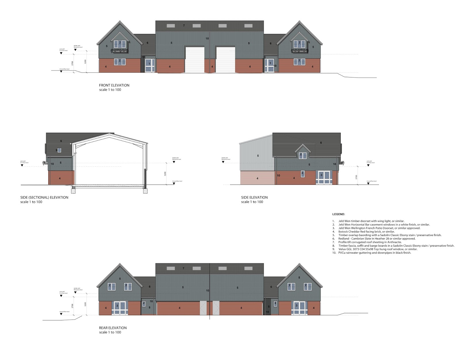 R Taylor Design Associates: LIVE / WORK UNITS - CONCEPT