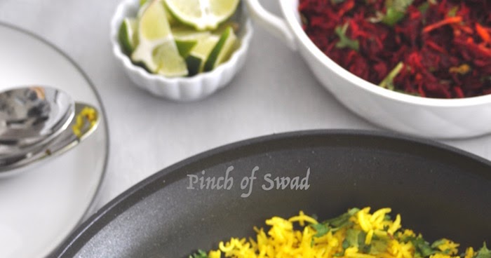 Pinch Of Swad - taste that hits the spot!: Phodnicha Bhaat (Tempered Rice)