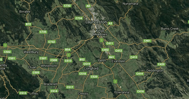 Launceston Map Free Download