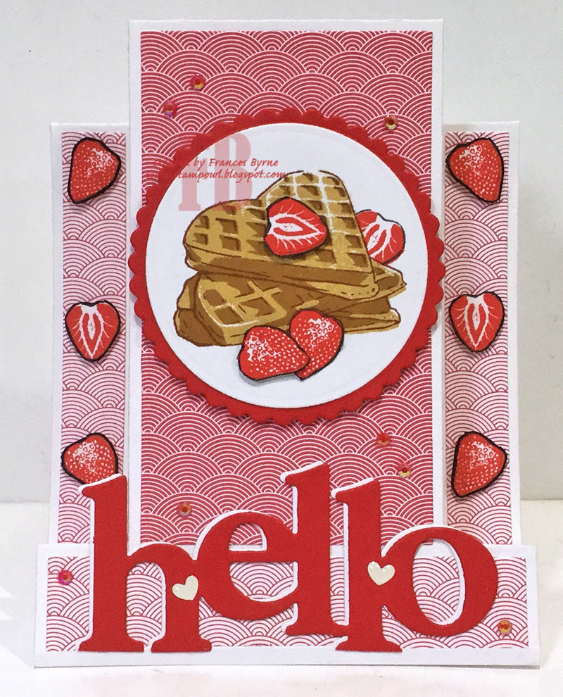 StampOwl's Studio: I Like You A Waffle Lot