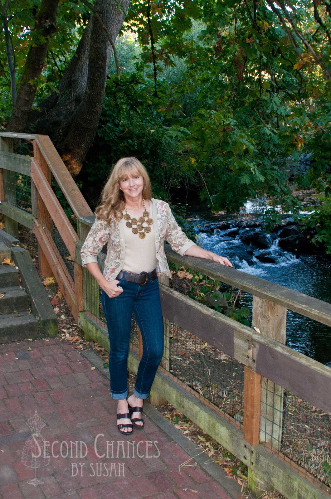 Second Chances by Susan: Refashion Runway: The Metallic Challenge