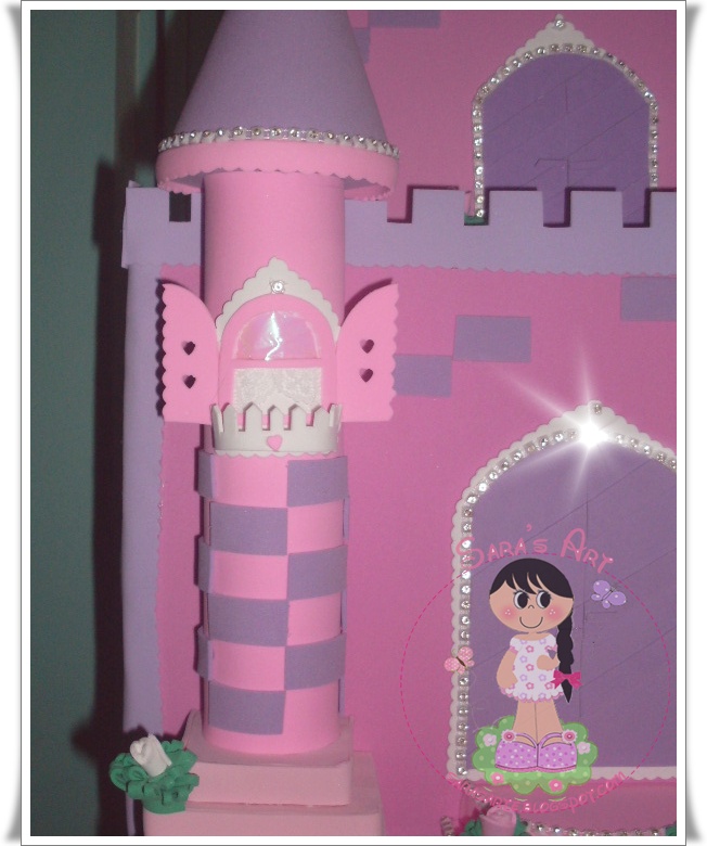 Fazendo arte: Castelo princesas disney em eva