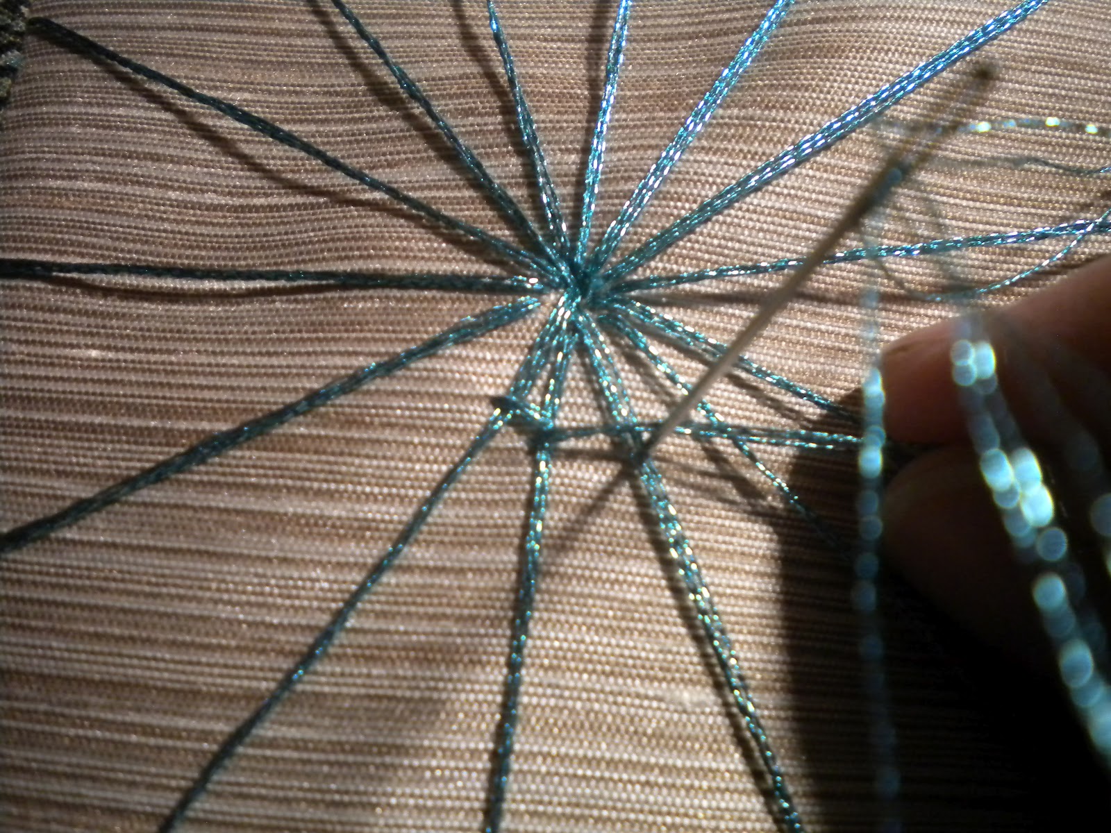 The Beaded Needle: Spider Web