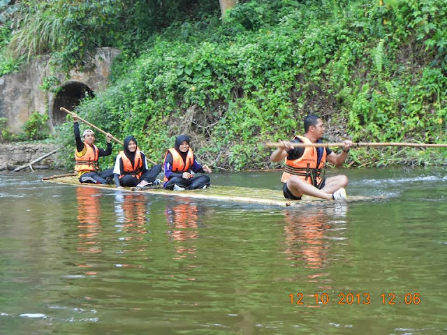 Shazika Shahrim: Aktiviti berakit buluh