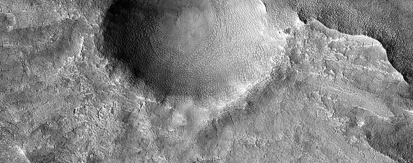 Suburban spaceman: NASA Mars MRO HiRise Image: A Pedestal Crater