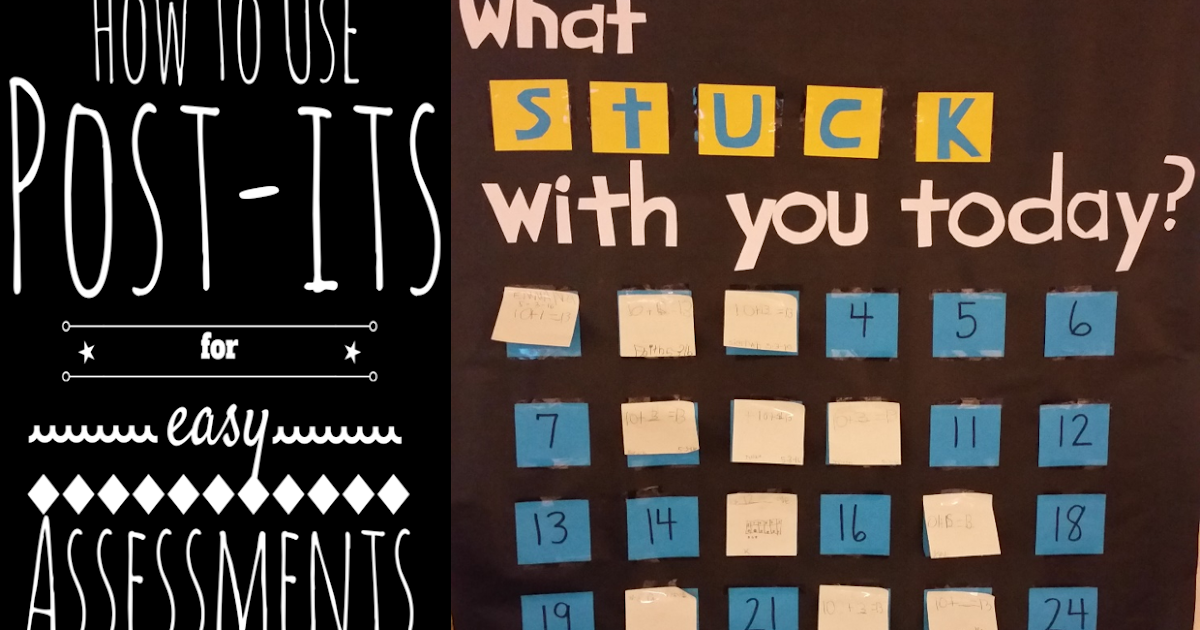 The Primary Peach: How to Use Post-Its for Easy Assessments