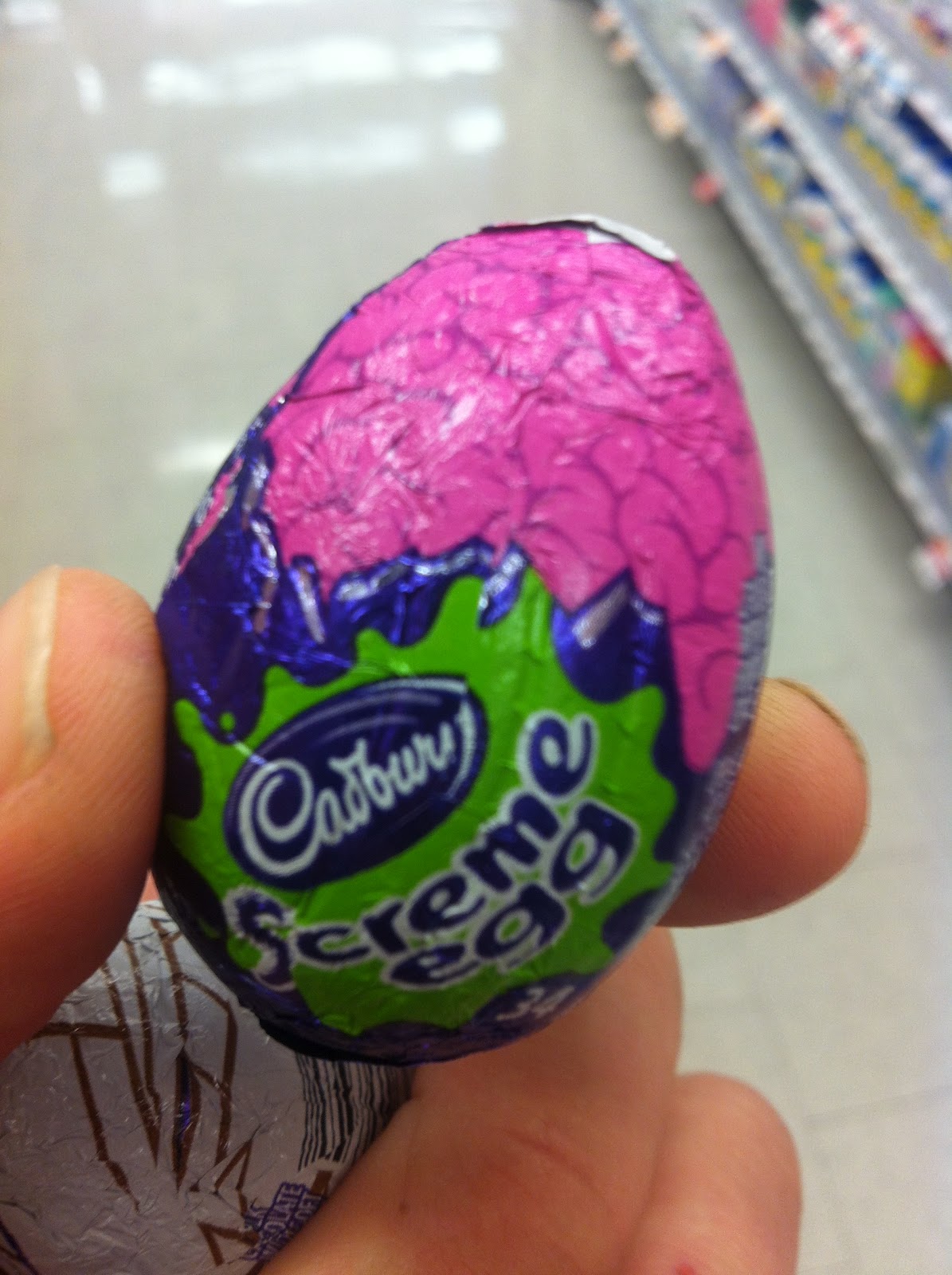 Walking The Candy Aisle: Screme Egg design