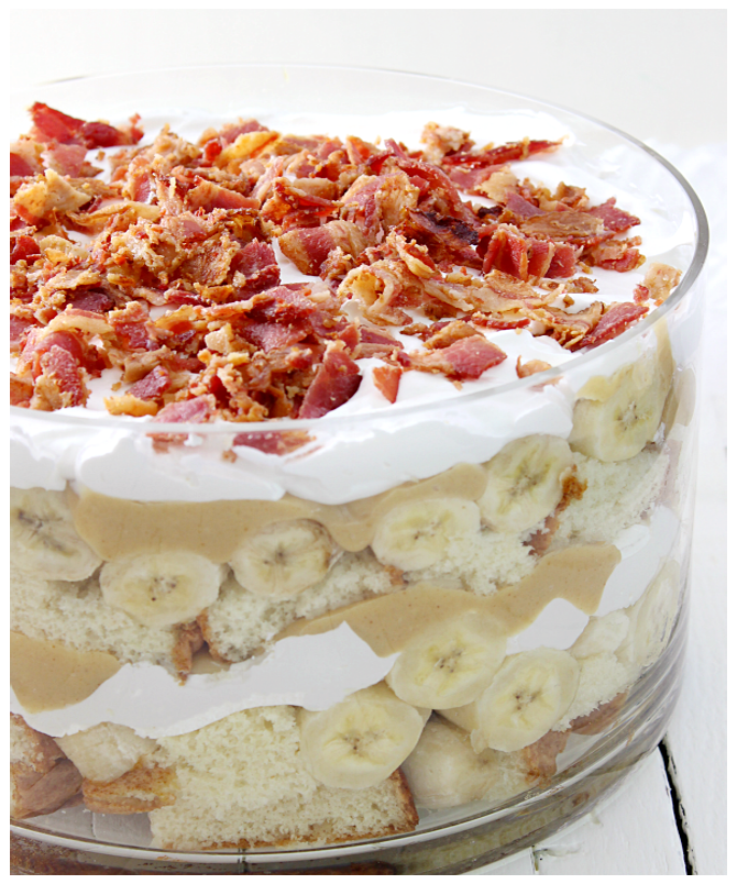 Torani Syrup Recipes: Make Elvis Trifle with Bacon Using Torani Syrup