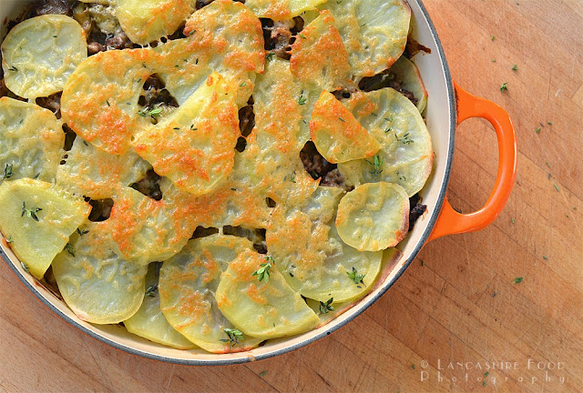 Lancashire Food: Beef and leek pan haggerty