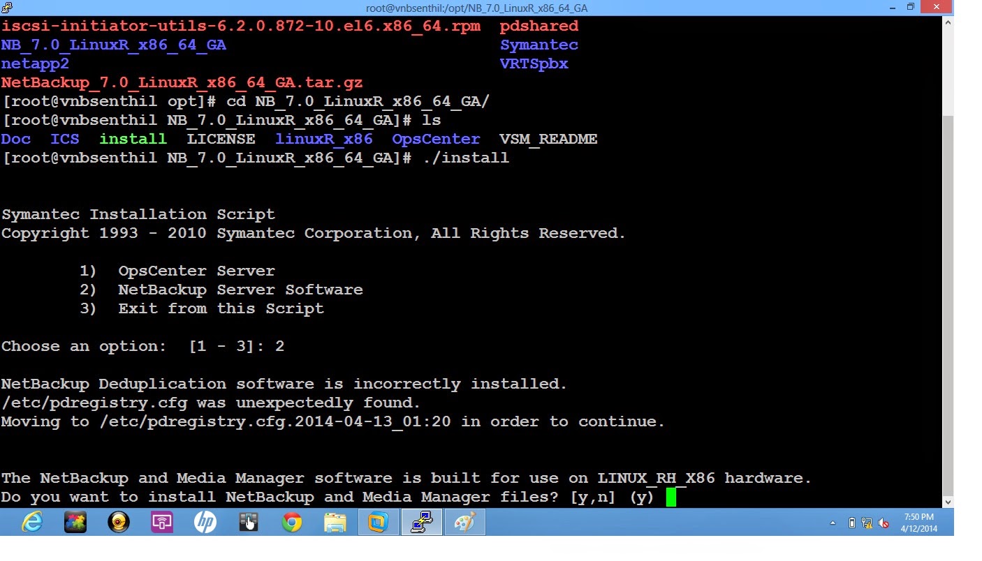 Remote Infrastructure Management: Netbackup Installation Steps on Linux