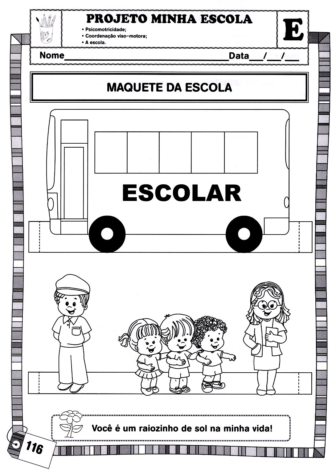 BLOG PROFESSOR ZEZINHO: Atividades- Projeto A Minha Escola
