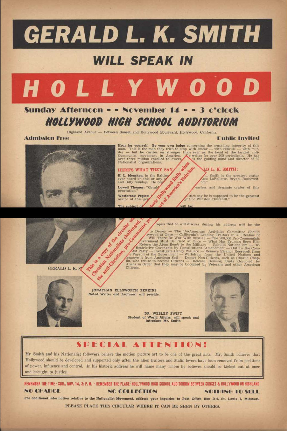 Forgotten Heroes of Conservatism- Chapter Three: Gerald L. K. Smith