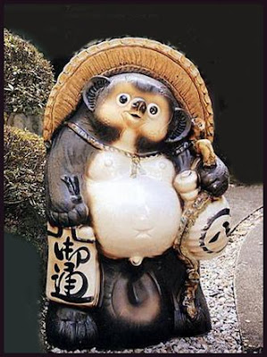 Omamori - Japanese Amulets: Tanuki Badger Racoon Dog