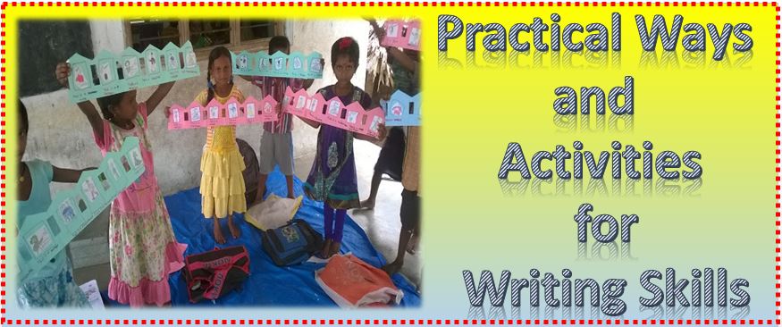 4 practical ways and activities to improve writing skills.