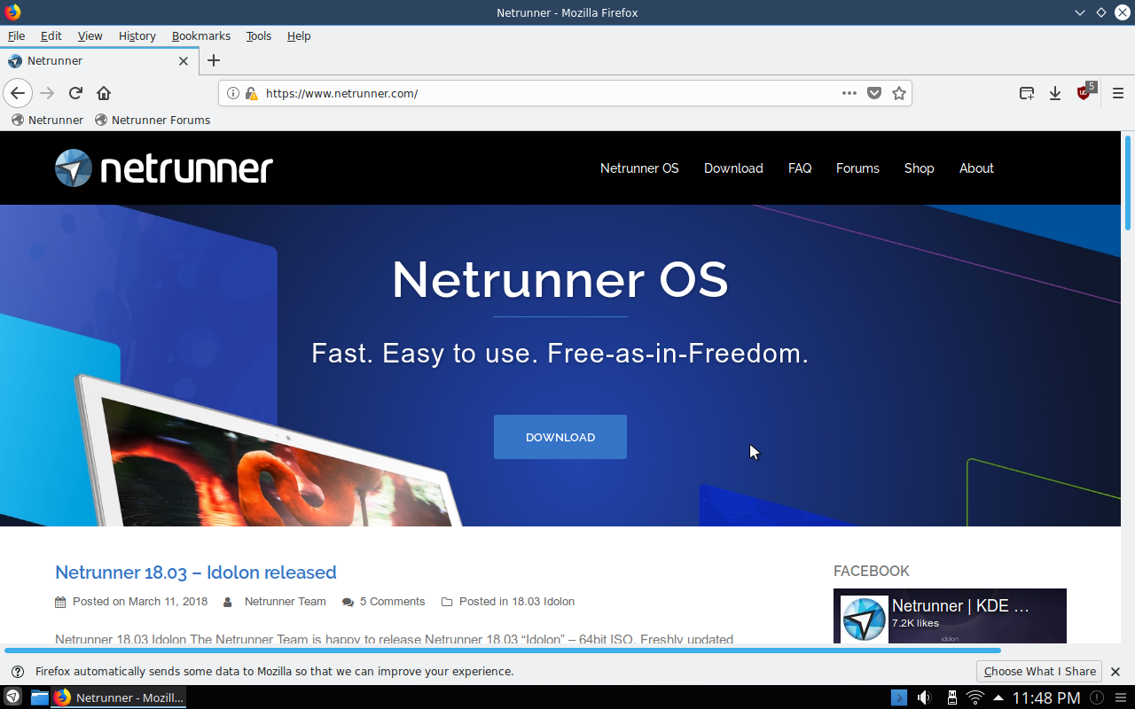 K * Digest!: Netrunner OS Release 18.03 Idolon Is Out Based On Debian ...