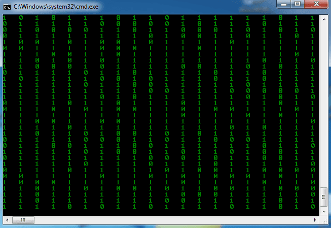 Create A Matrix Falling Code Effect In Command Prompt In Windows