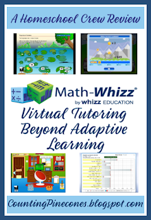 Counting Pinecones: Math Whizz (A Homeschool Crew Review)