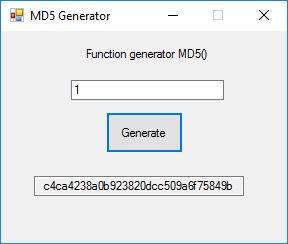 profesorek96: Generator skrótu MD5 [C#]