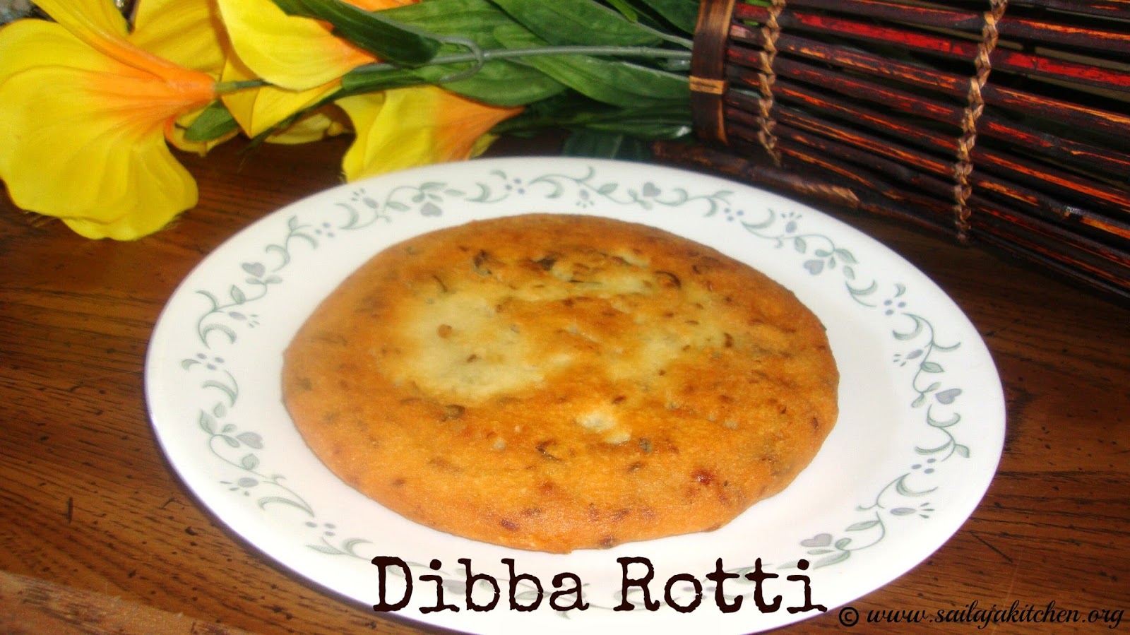 Sailaja Kitchen...A site for all food lovers!: Dibba Rotti Recipe ...